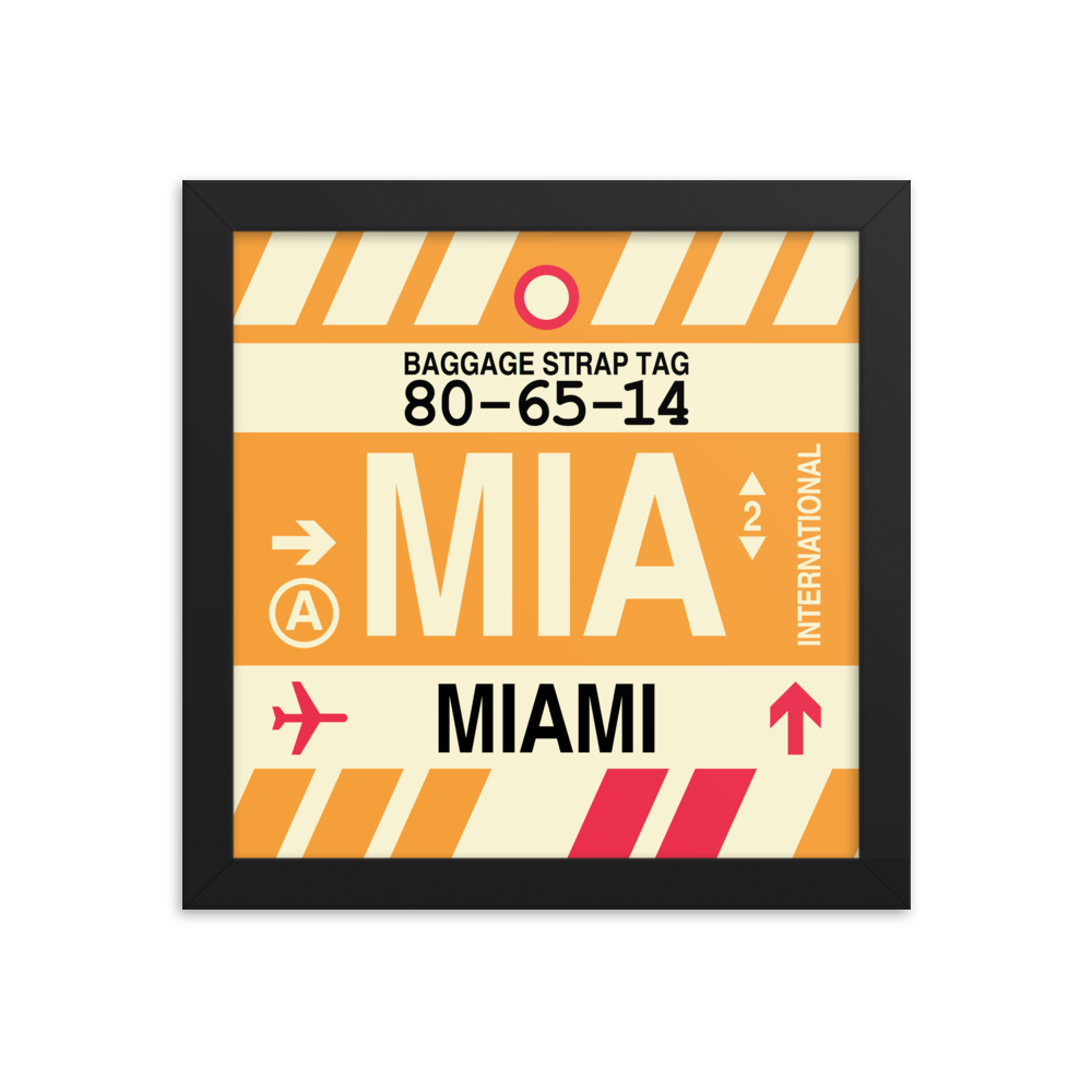 Baggage Tag Prints • USA Airport Codes • YHM Designs