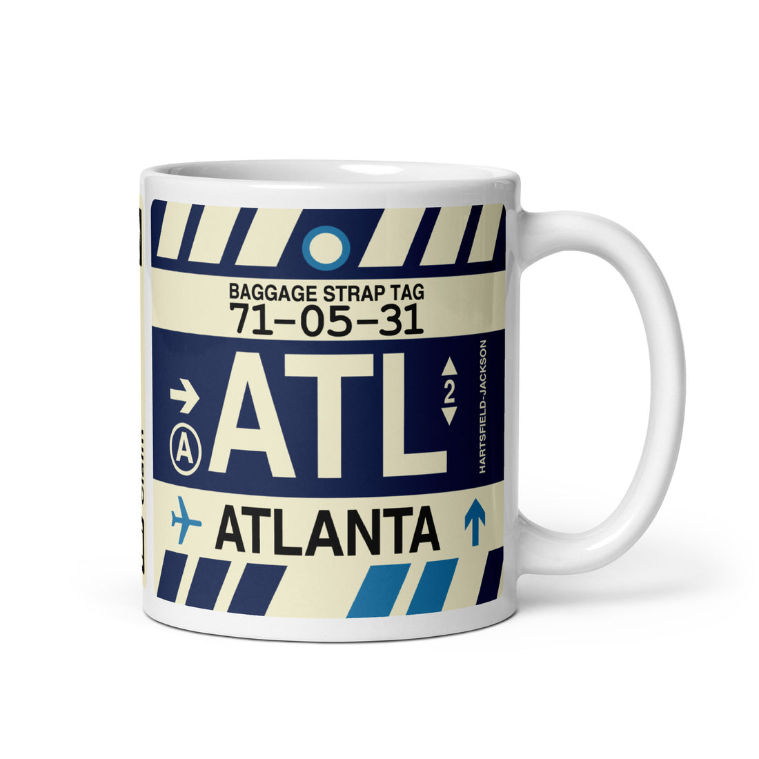 Travel Gift Coffee Mug • ATL Atlanta • YHM Designs